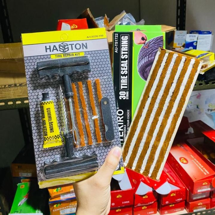 Jual Paket Tambal Ban Plastik DN GRATIS 1 Cacing ban TEKIRO Karet Ban ...