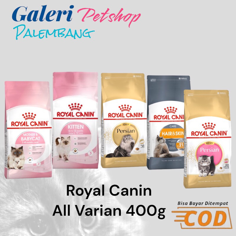 Jual Makanan Kucing Royal Canin All Varian 400gr | Shopee Indonesia