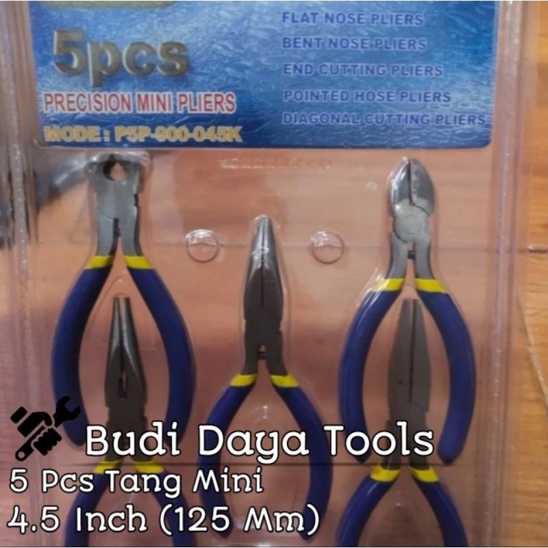 Jual Tang Mini 5 Pcs Ukuran 4.5 inch | Shopee Indonesia