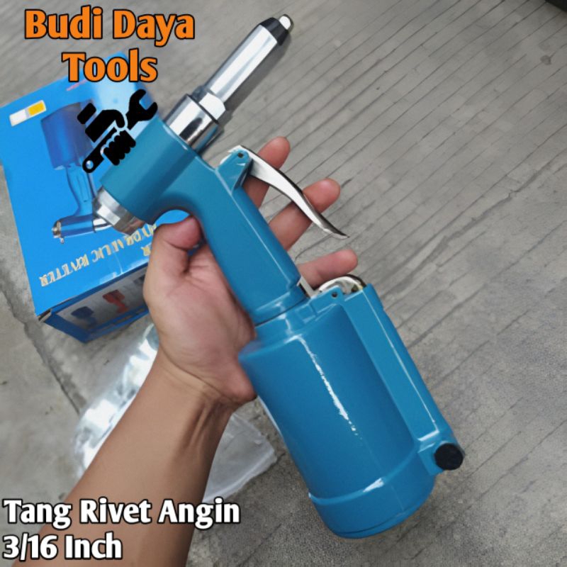 Jual Tang Rivet Angin Alat Tembak Paku Air Hydraulic Riveter 3/16 Inch ...