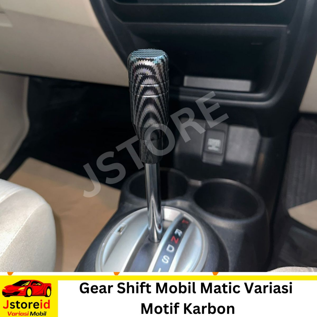 Jual Knob Persneling Mobil Matic Motif Karbon – Gear Shift Universal ...