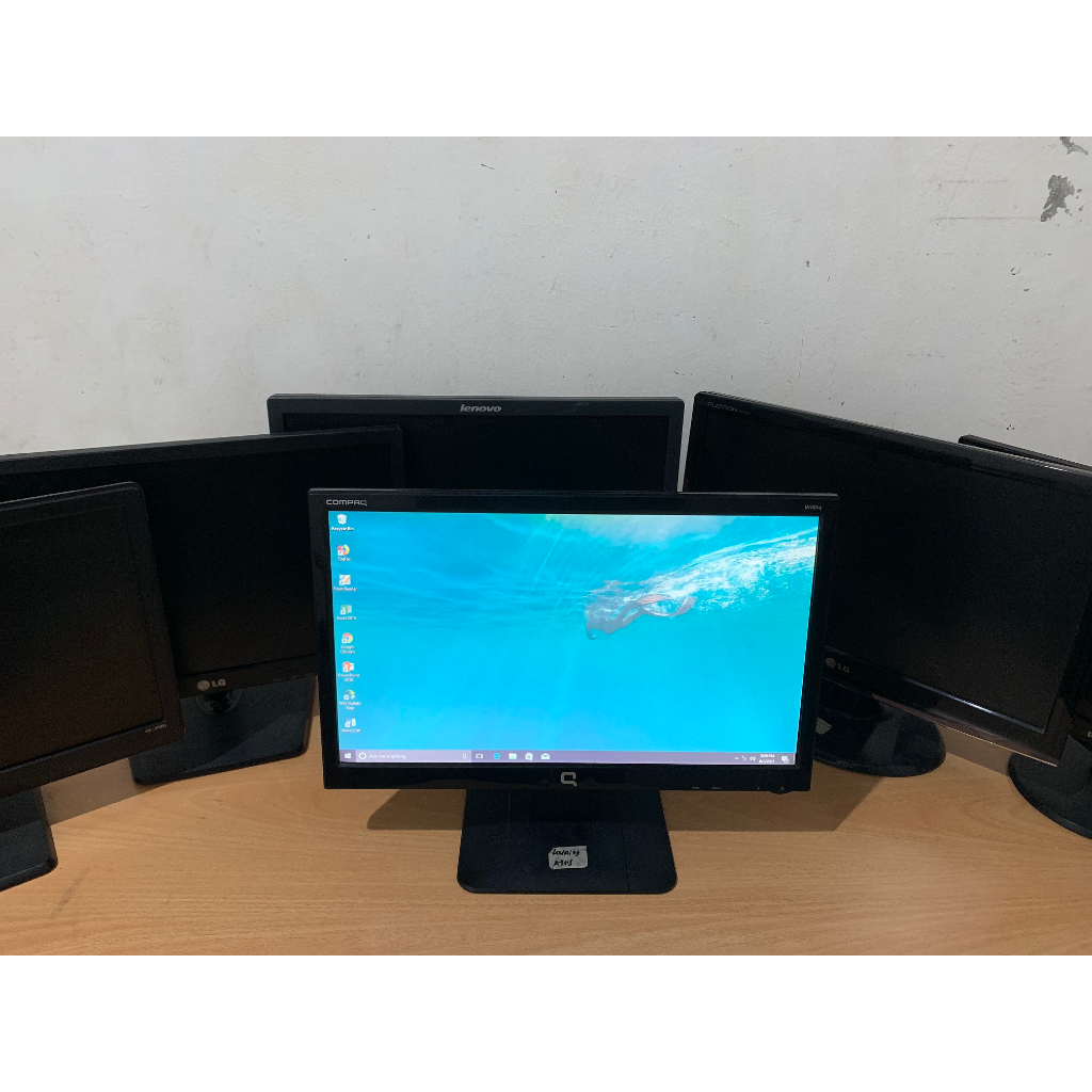 Jual monitor lcd/led 19” widescreen normal bergaransi | Shopee Indonesia