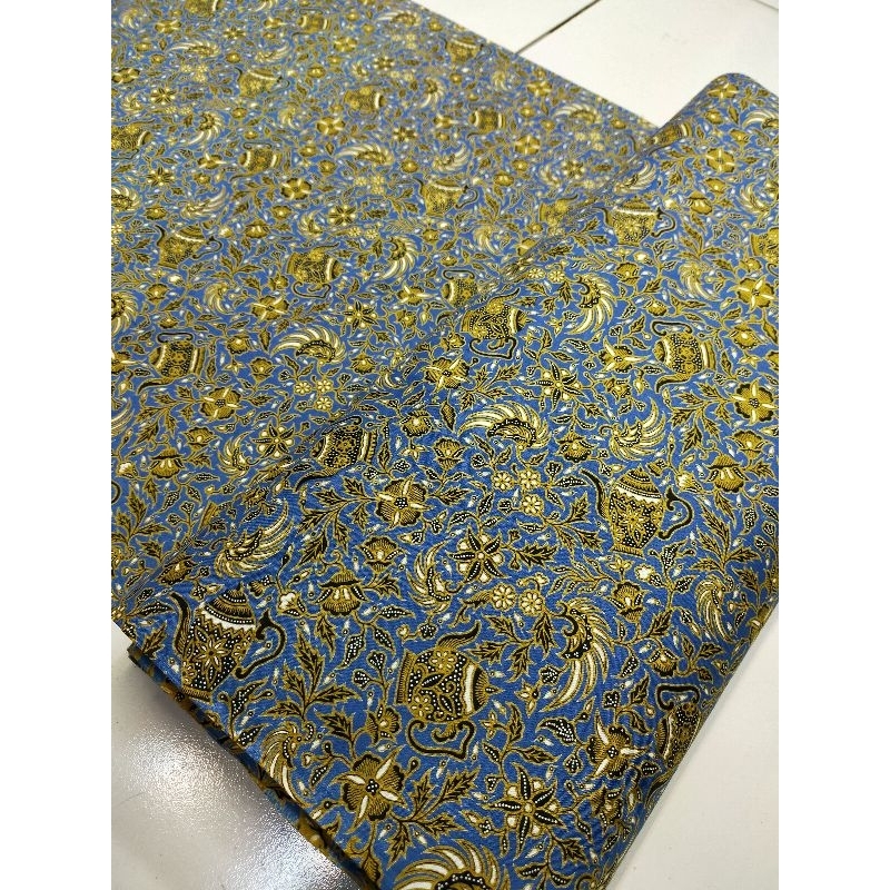 Jual Kain Batik Cemani. Bahan Batik Katun Cemara Mas Motif Teko batik ...