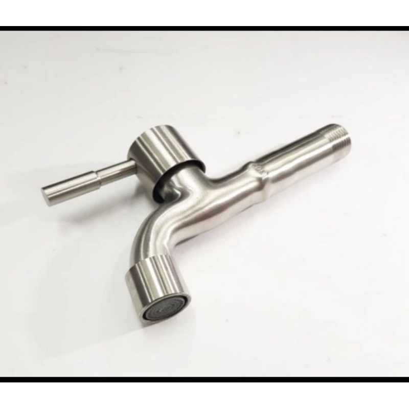 Jual kran tembok Stainless sus 304/kran air dinding Stainless | Shopee ...