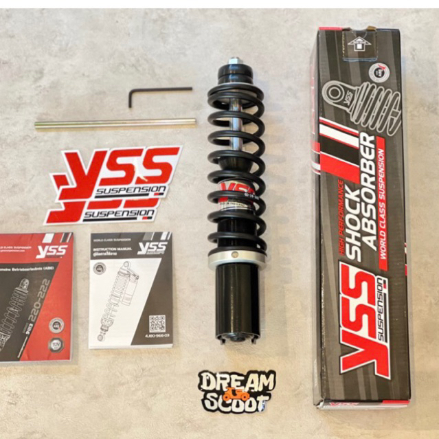 Jual Shock YSS Low 185mm Vespa Matic Shock Depan Ceper Vespa Sprint ...