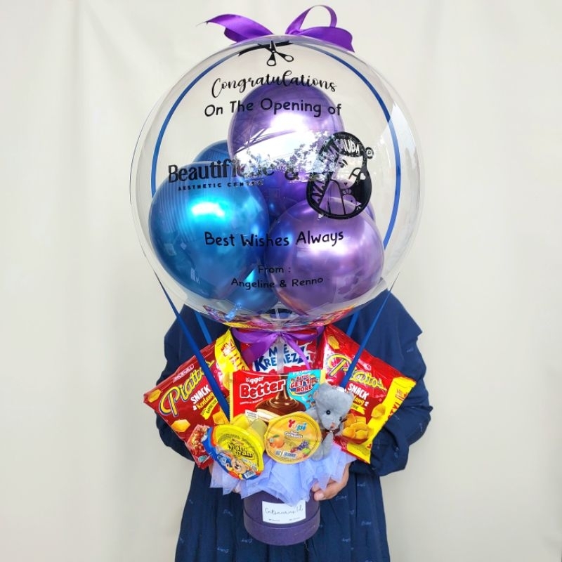 Jual Buket Balon Snack Bucket Hadiah Wisuda Sidang Ulang Tahun Grand ...