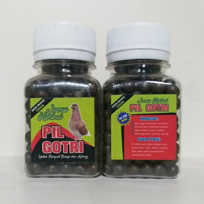 Jual PIL GOTRI JAMU HERBAL MERPATI BALAP DAN KOLONG TERBANG | Shopee ...