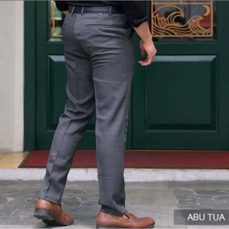 Jual celana kerja pria celana kantor slimfit | Celana Formal | kasual Celana bahan | cottond ...