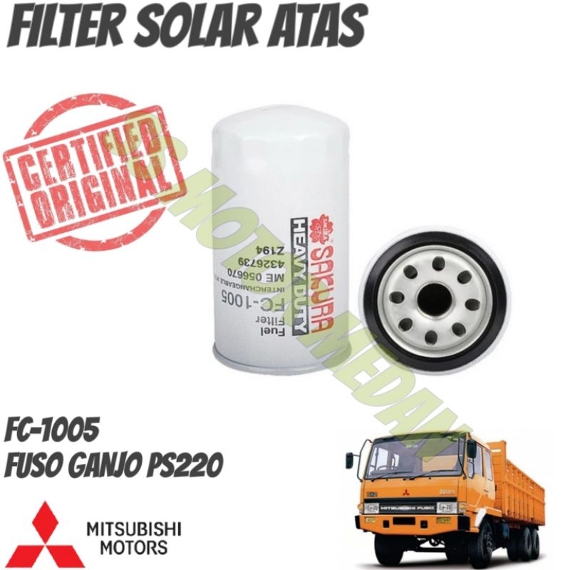 Jual FILTER SOLAR SARINGAN SOLAR ATAS FUSO GANZO PS220 FC-1005 | Shopee ...
