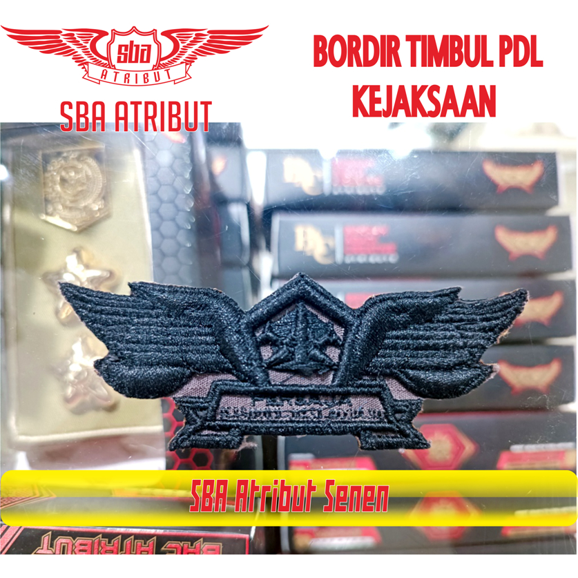 Jual BORDIR TIMBUL BAJU PDL KEJAKSAAN SESUAI PERJA TERBARU | LOGO/TANDA ...