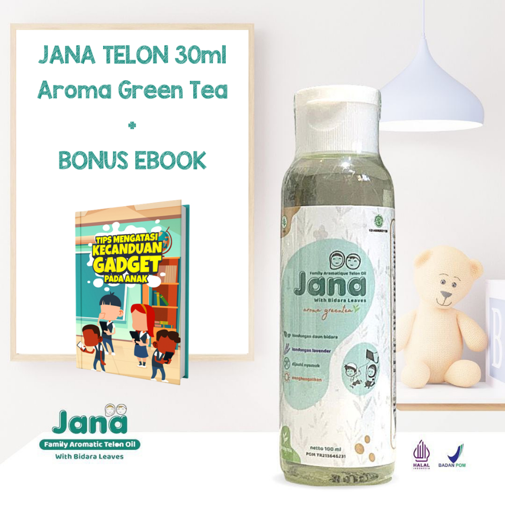 Jual Jana Telon Aroma GREENTEA 100ml | Shopee Indonesia