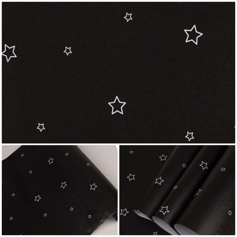 Jual '' NEW " Wallpaper sticker berbahan PVC Dinding Bintang Dasar ...