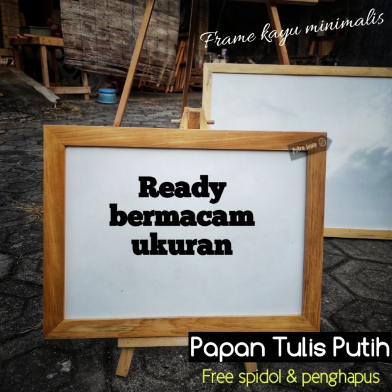 Jual Papan Tulis Putih White Board Ukuran 30×40cm Gratis Spidol ...