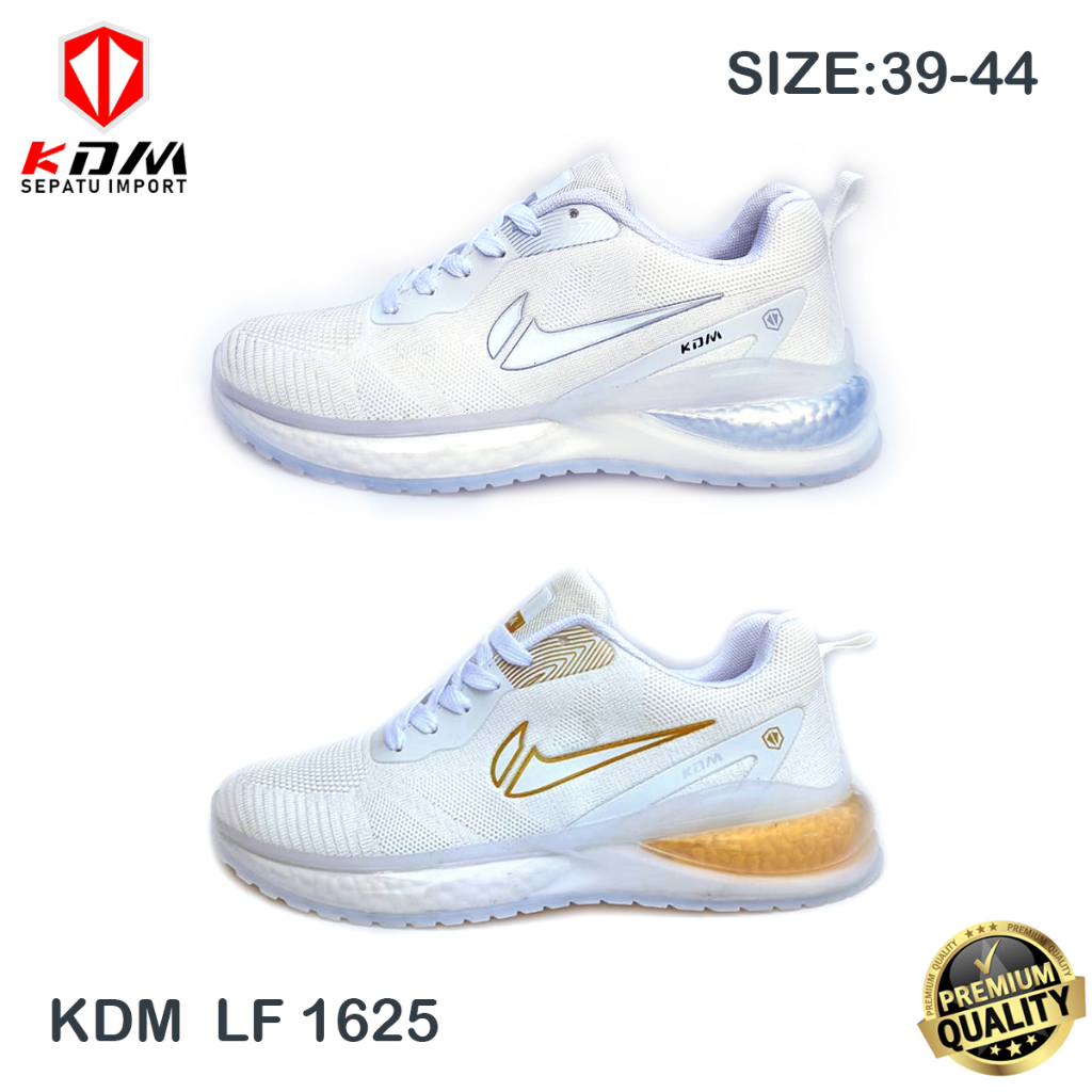 Jual Sepatu Olahraga Sepatu Lari Sepatu Running Premium Import KDM Z00M LF NEW White Silver ...