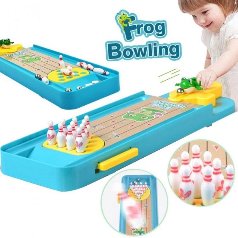 Jual Mainan Frog Bowling Board Game Mainan Katak Bowling | Shopee Indonesia