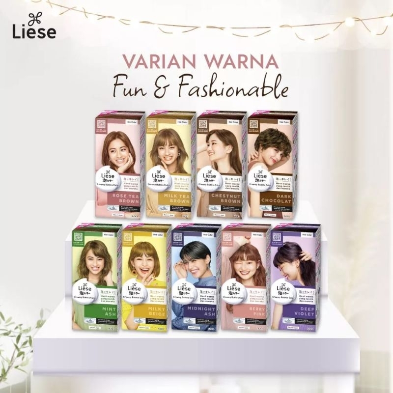 Jual Liese Hair Foam Color - Pewarna Rambut Best Seller in Japan ...