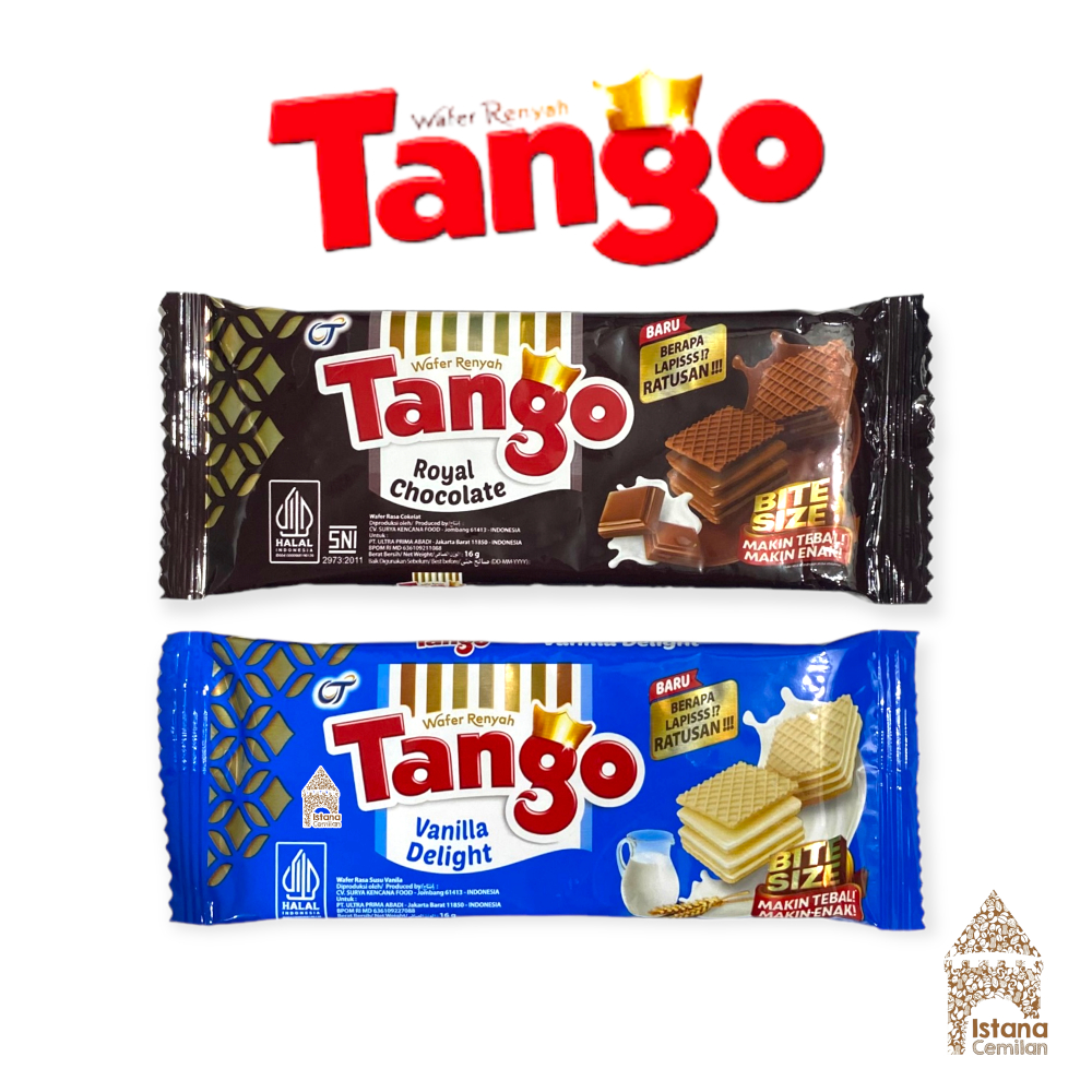 Jual Wafer Tango MINI Cokelat / Vanilla 16 Gram SATUAN | Shopee Indonesia