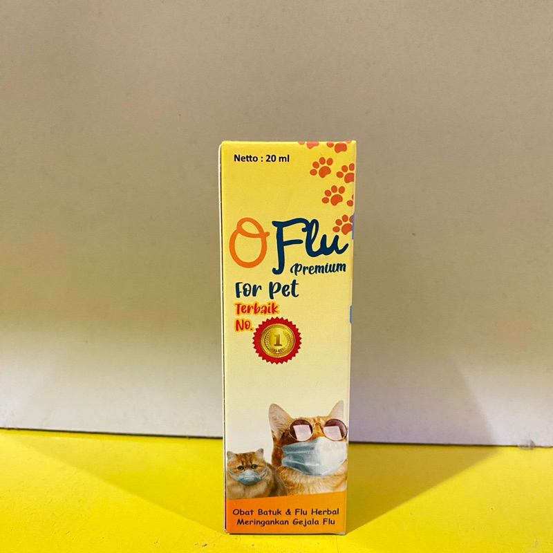 Jual Obat Batuk Herbal OFLU Premium Obat Flu Tetes untuk Kucing dan ...
