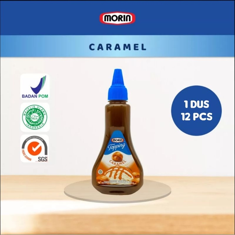 Jual Morin Topping Caramel Kemasan 310gr 310 gr 1 Dus / Box / Kardus ...