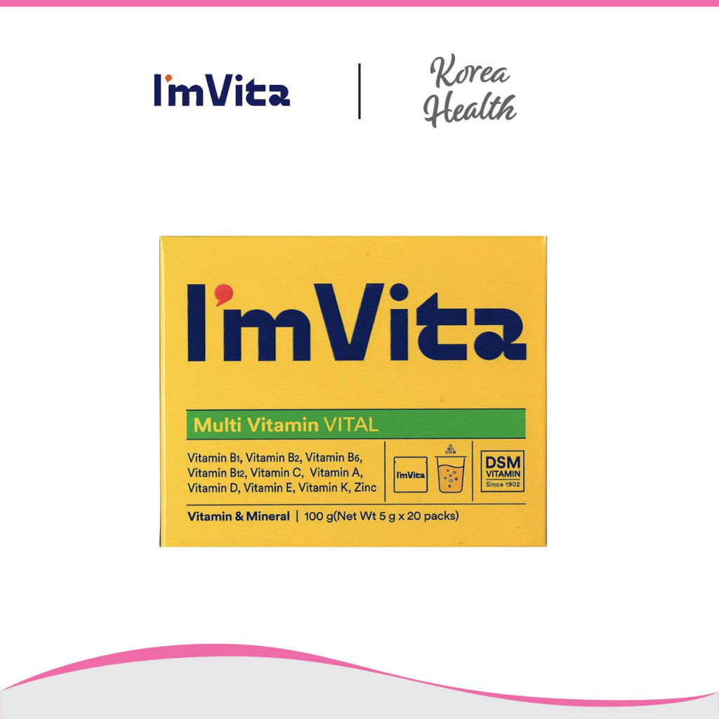 Jual [i'm Vita] Multi Vitamin VITAL / 1BOX (20pcs) | Shopee Indonesia