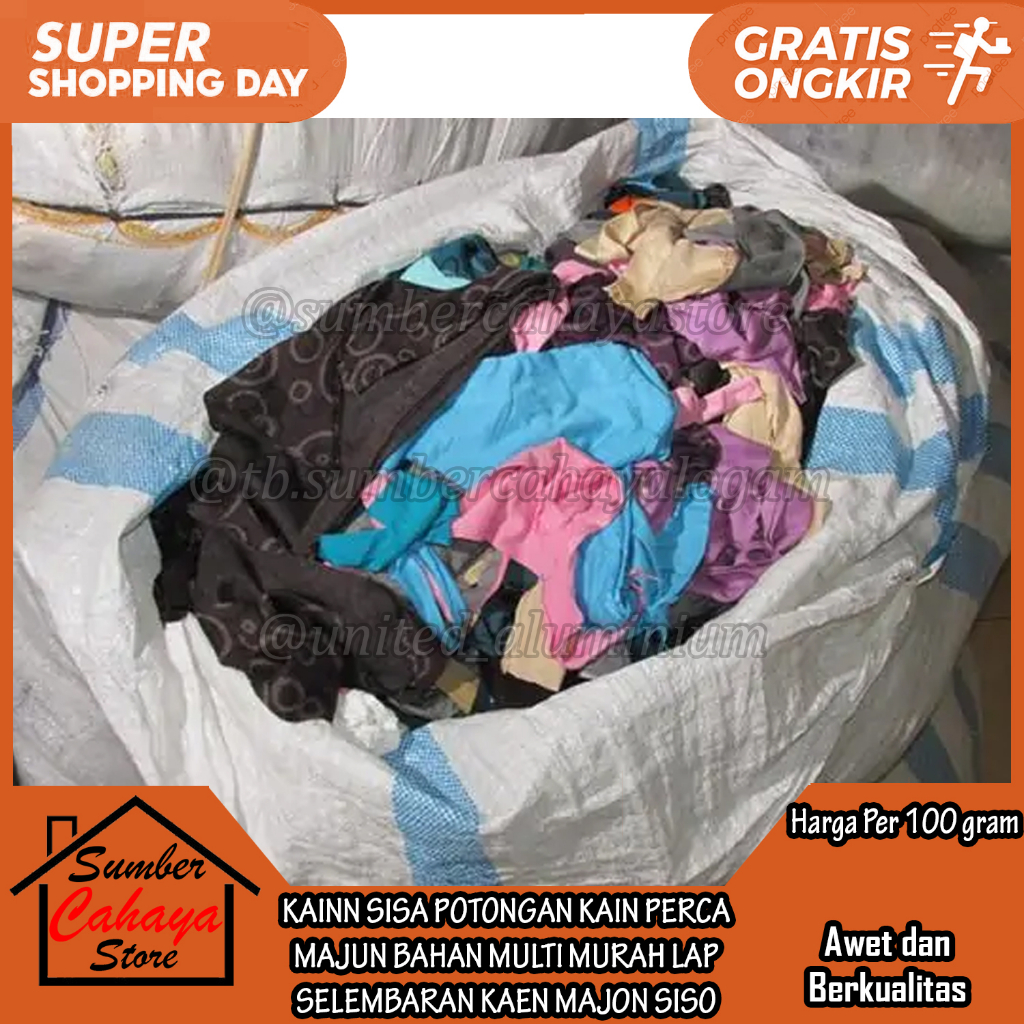 Jual Kain Majun Perca Majon Seken Second Sekend Sisa Bahan Potongan ...