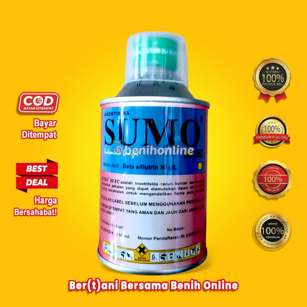 Jual INSEKTISIDA SUMO 50 EC 250 ML insektisida pembasmi ulat dan kutu ...