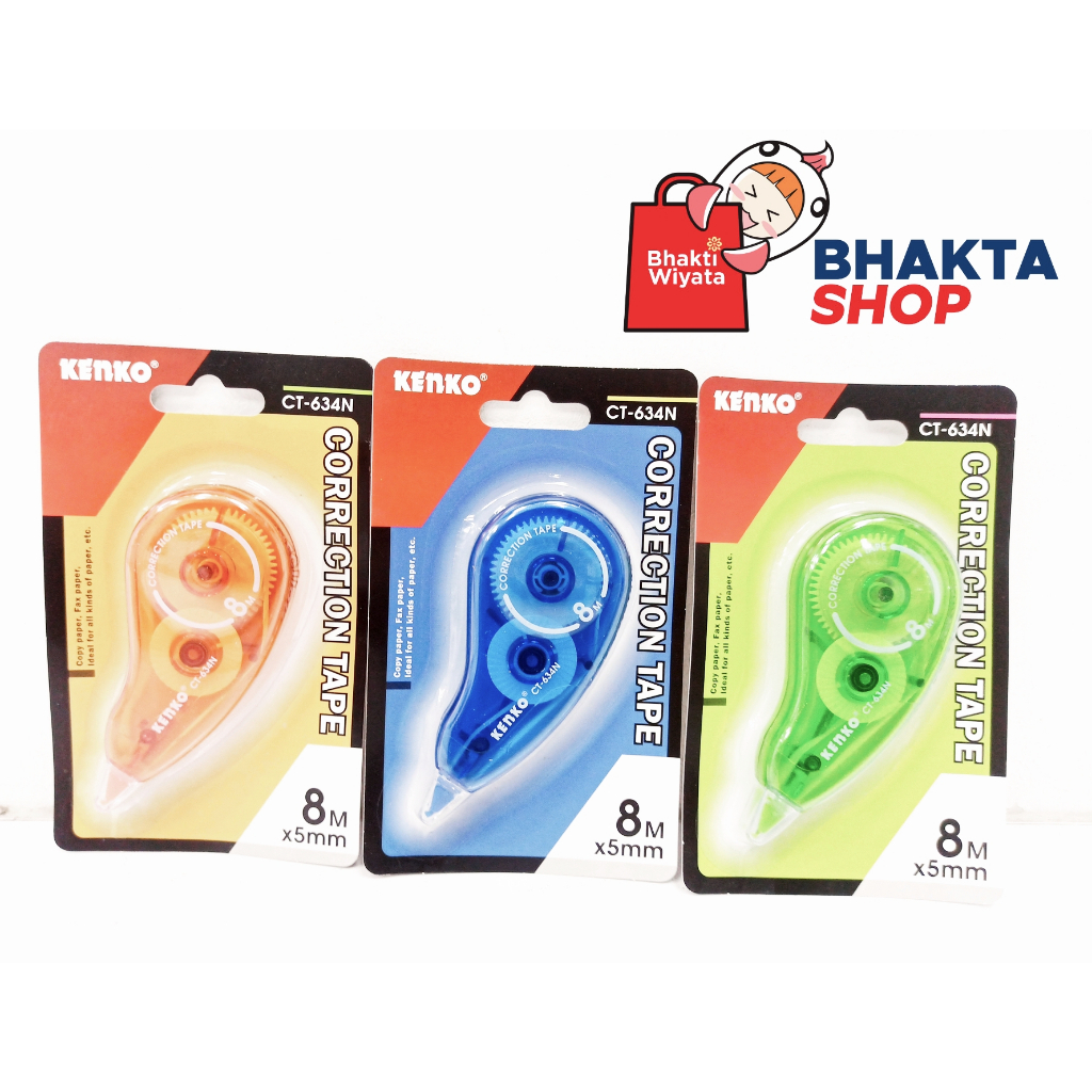 Jual TIPE-X/STIPO/CORRECTION TAPE (KENKO) | Shopee Indonesia