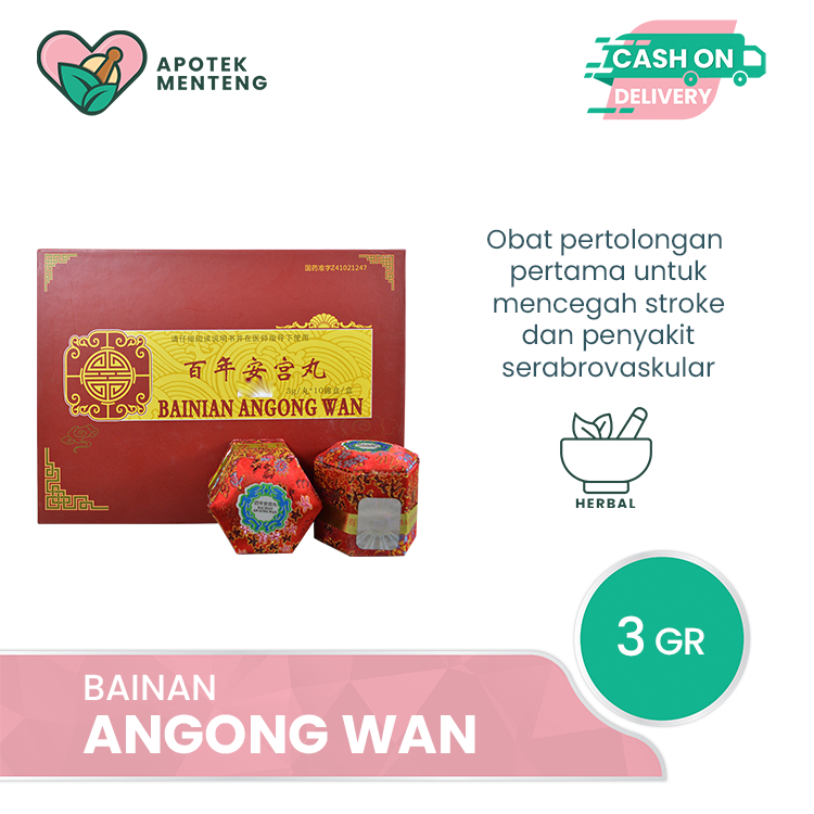 Jual Angong Niuhuang Wan - Sejenis An Kung untuk Pengobatan Stroke ...