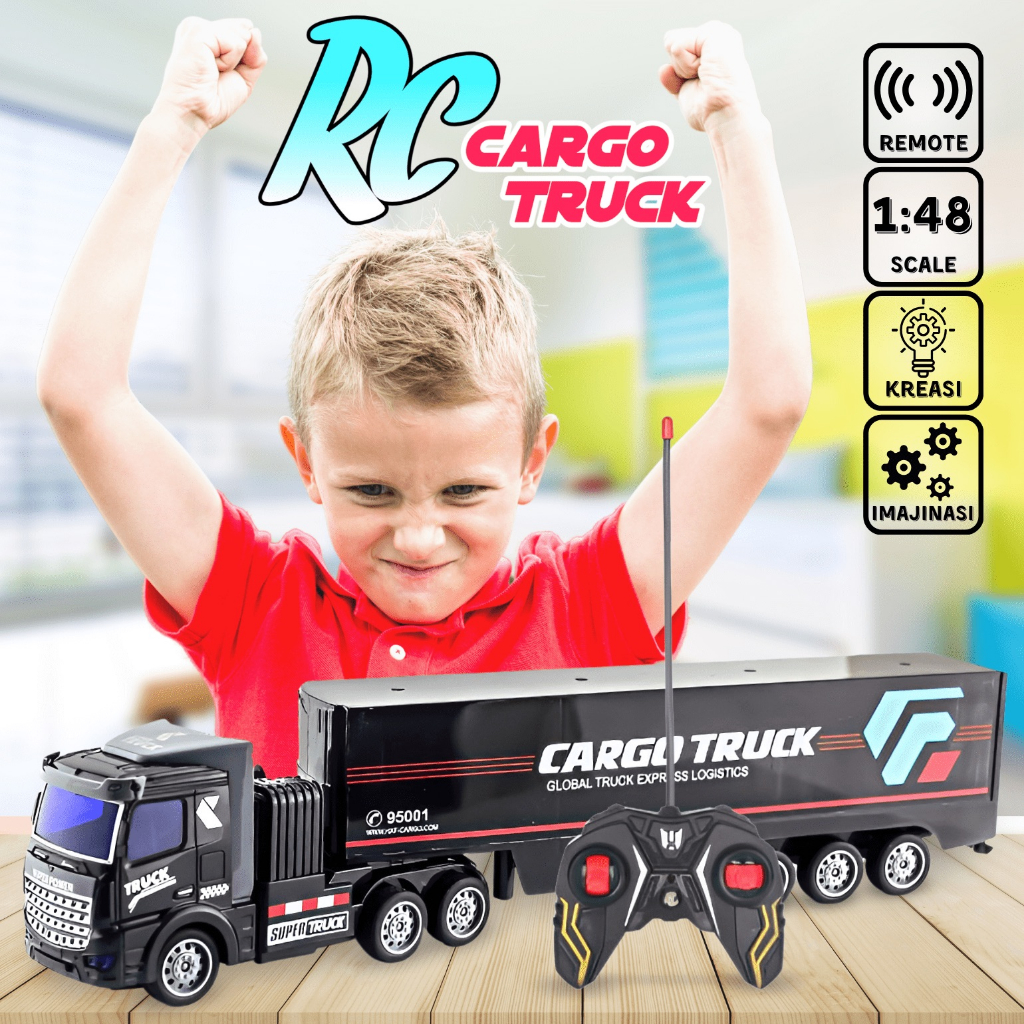 Jual [KST] Mainan Mobil Truk Remote Control Besar | Mainan Anak Cowok ...