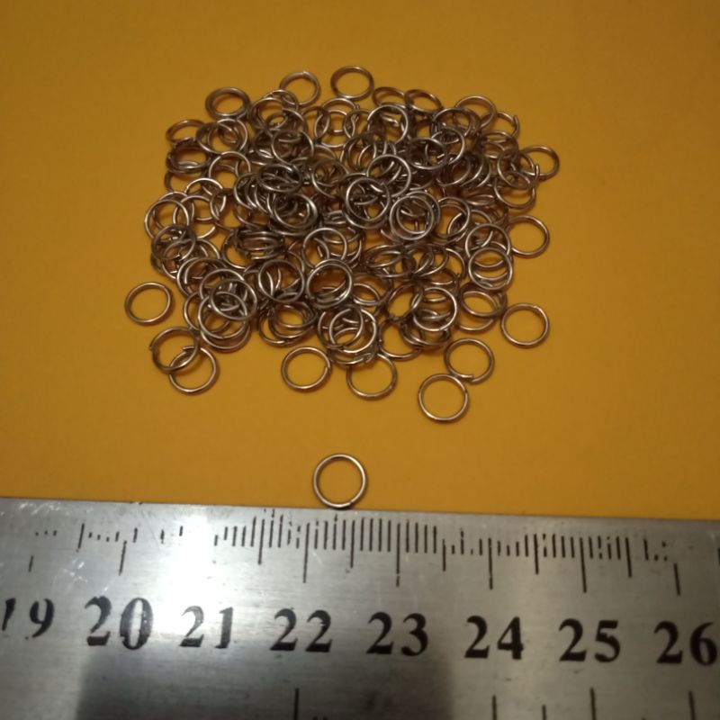 Jual 20 gram ring pengait / ring bulat / jump ring | Shopee Indonesia
