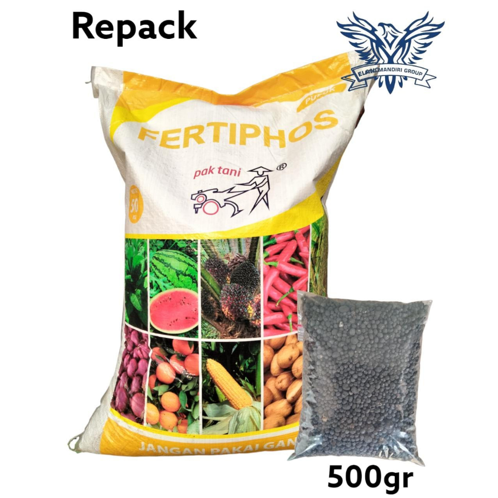 Jual Repack 500gr Pupuk FERTIPHOS HITAM Phosphate (P2O5) 20% Magnesium ...