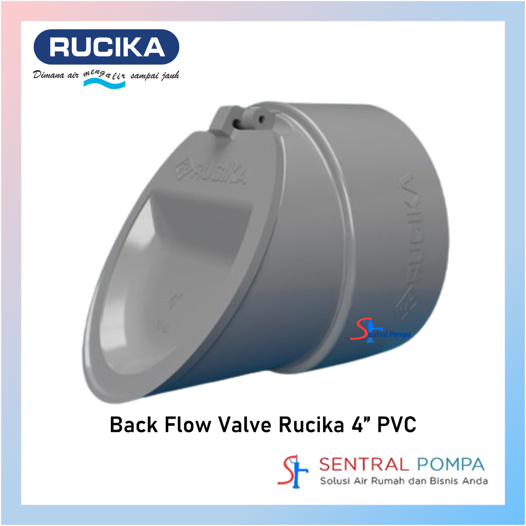 Jual Rucika Valve Backflow 4" Tutup Got / Tutup Saluran Pipa Bak ...