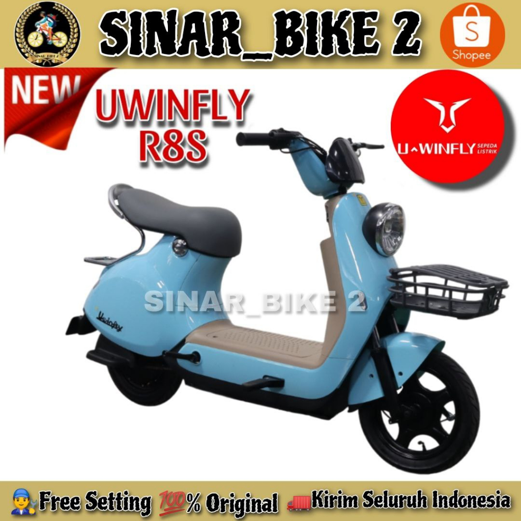 Jual Sepeda Listrik UWINFLY R8S 500 Watt & R8P 800 Watt Electric E Bike ...