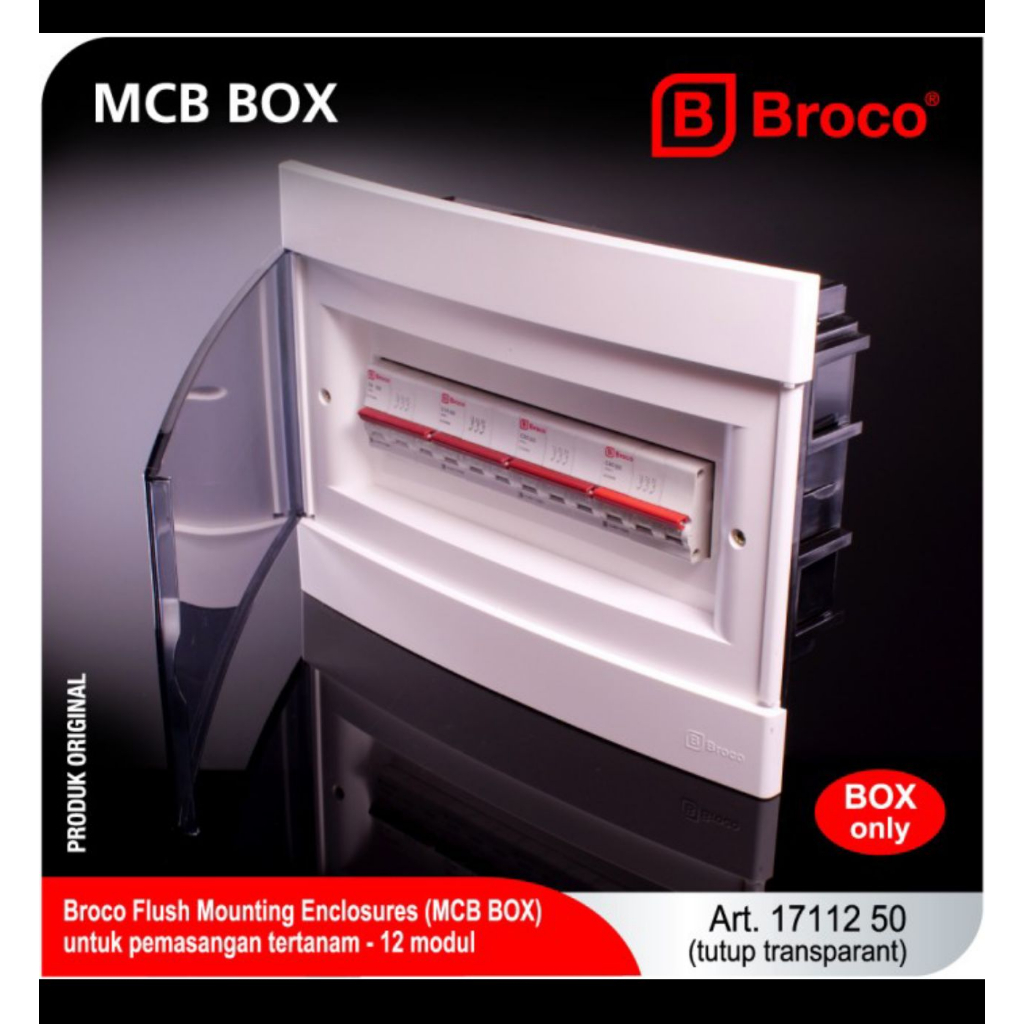 Jual Box MCB Broco 12Grup / Box Mcb 12Grup IB Inbow Broco 17112 ...