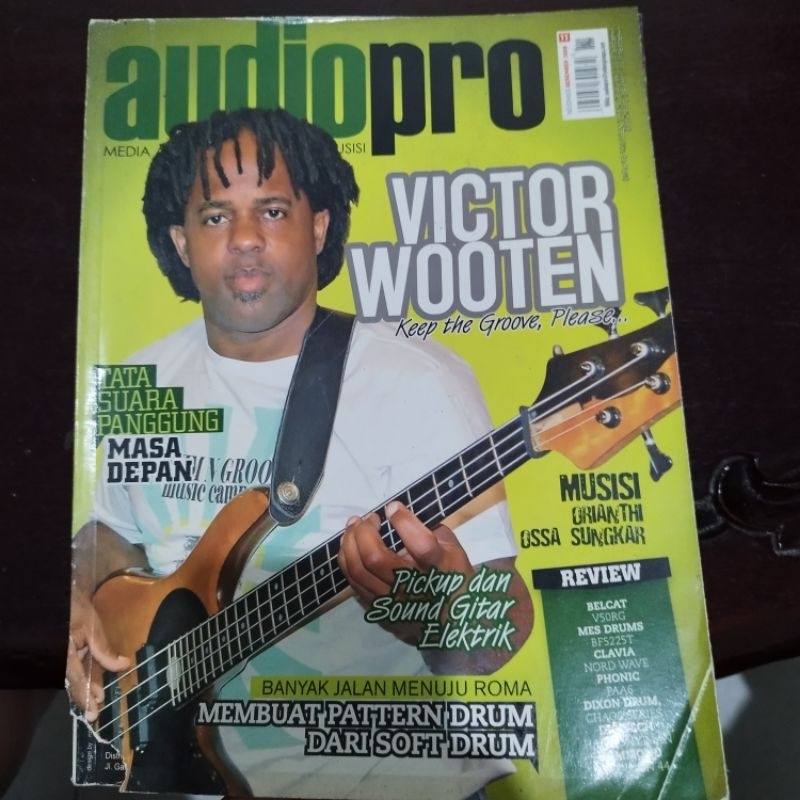 Jual Majalah Audiopro cover Victor Wooten, jazz, fusion, funk | Shopee Indonesia