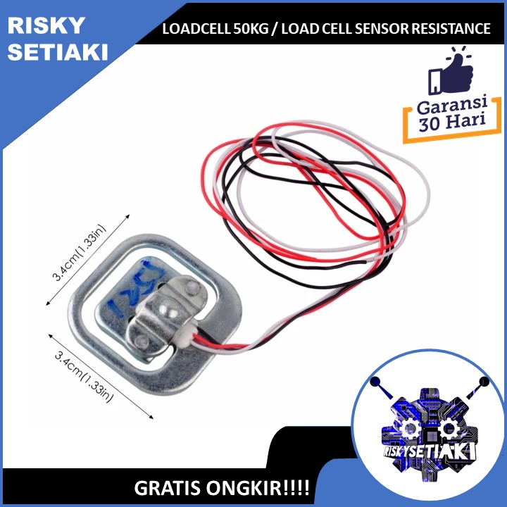 Jual LOADCELL 50KG / LOAD CELL SENSOR RESISTANCE STRAIN 50 KG | Shopee ...