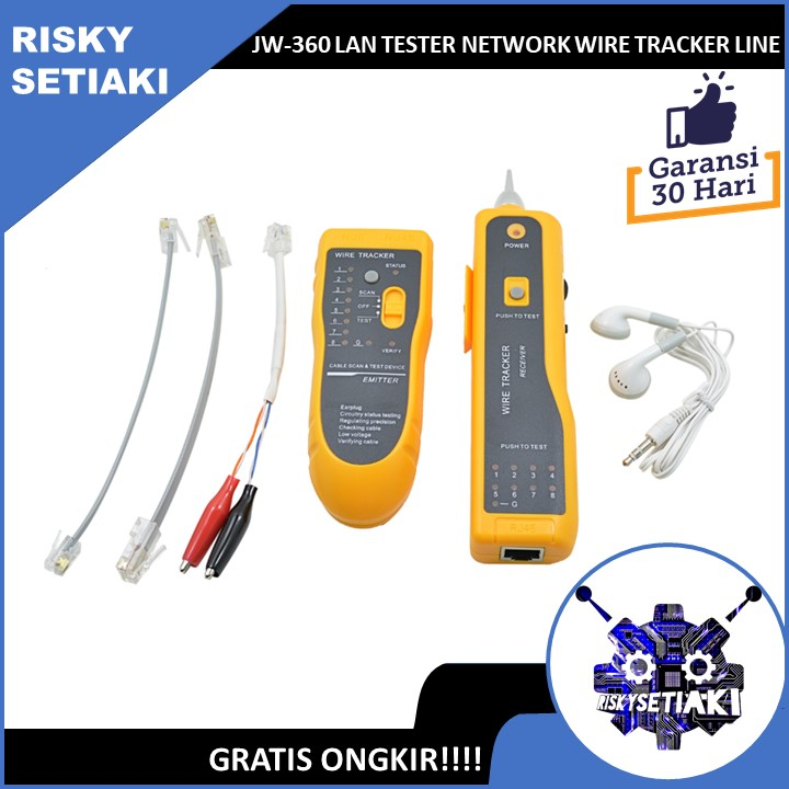Jual JW-360 LAN TESTER NETWORK WIRE TRACKER LINE FINDER CABLE TRACK ...