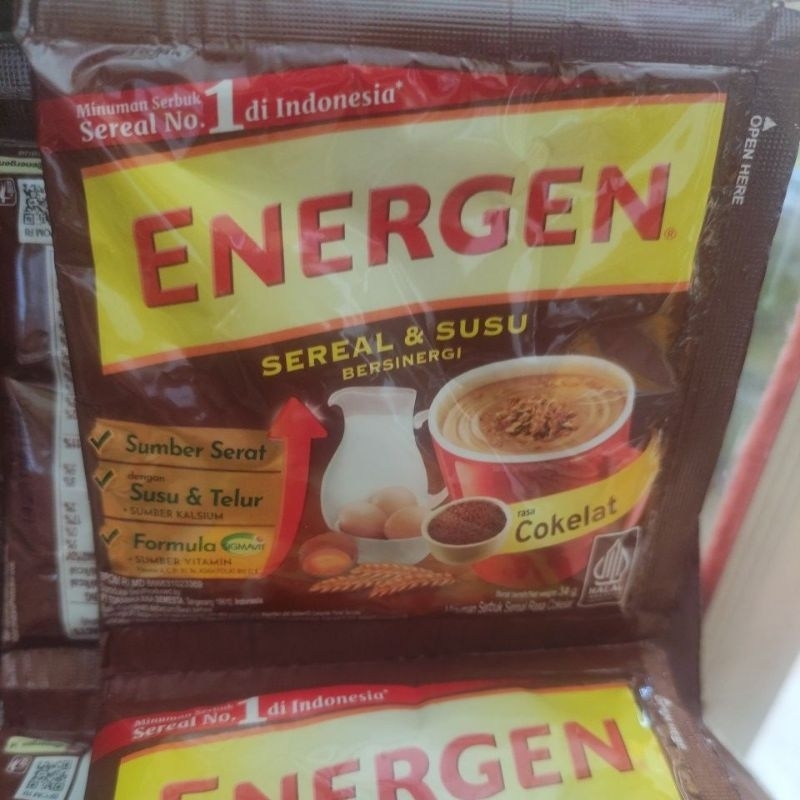 Jual ENERGEN COKLAT ( 1 renteng isi 6) | Shopee Indonesia