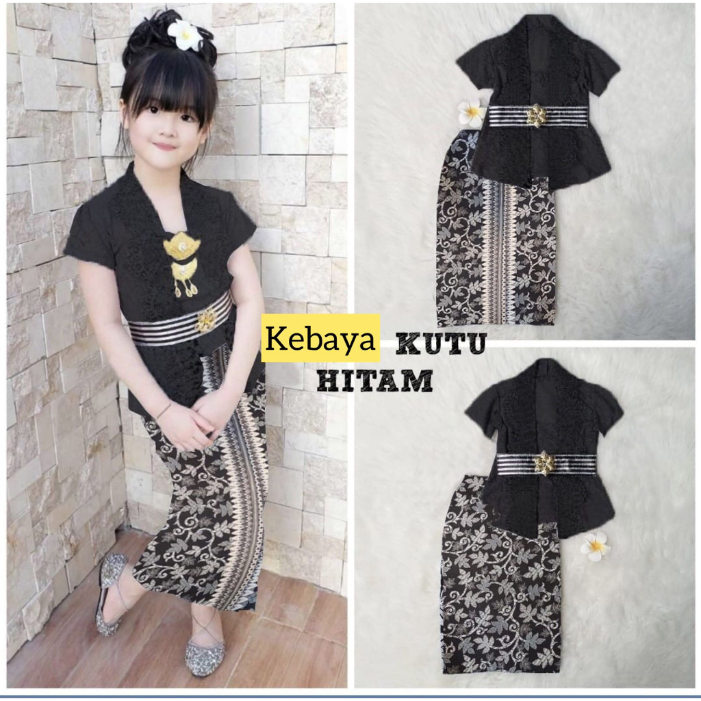 Jual Baju Kebaya Anak Perempuan Pakaian Adat Tradisional Bali Jawa Set Kebaya Kutubaru Bayi ...