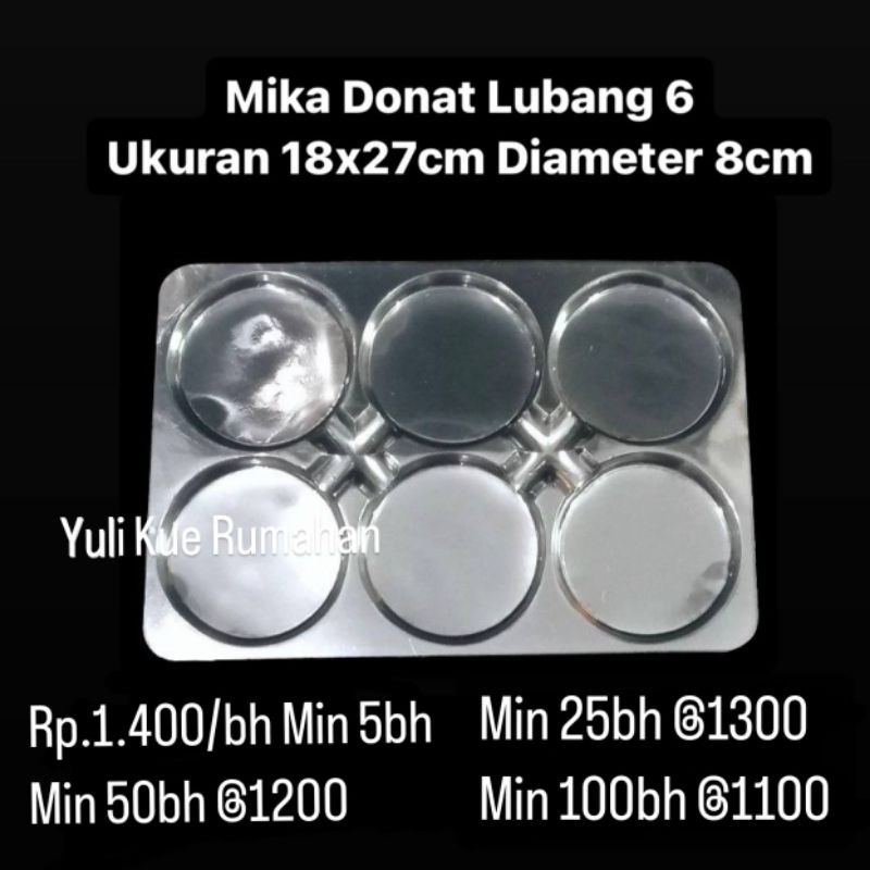 Jual Mika Donat Pie Lubang 6 Ukuran 18x27cm Diameter 8cm | Shopee Indonesia