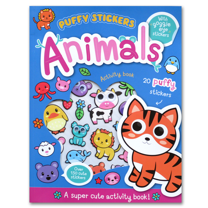 Jual [Imagine That] Puffy Stickers Animals Activity Book With Goggle ...