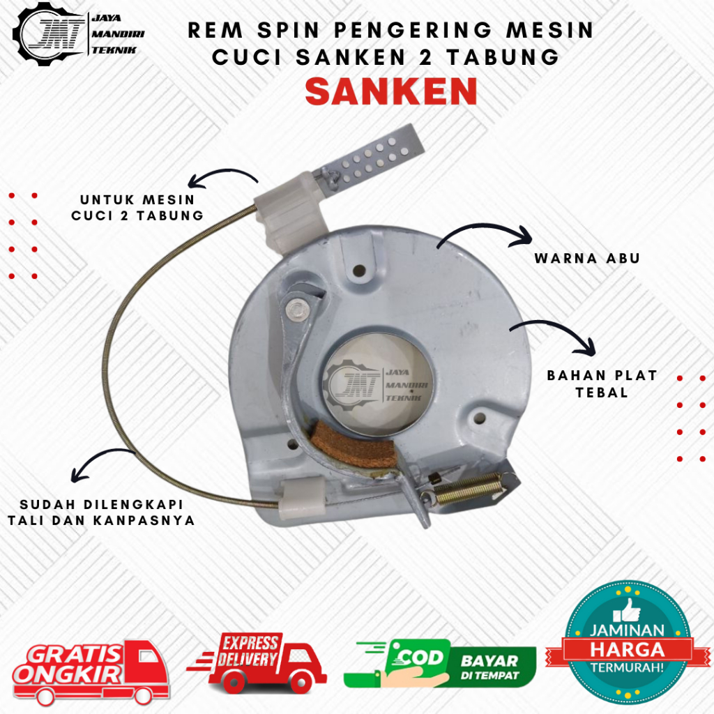 Jual REM SPIN PENGERING MESIN CUCI SANKEN - REM MOTOR DINAMO SPIN ...