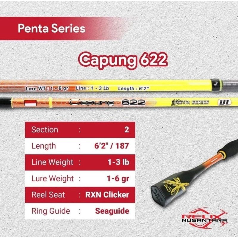 Jual Joran Relix Nusantara Capung gen 3 Penta Series | Shopee Indonesia