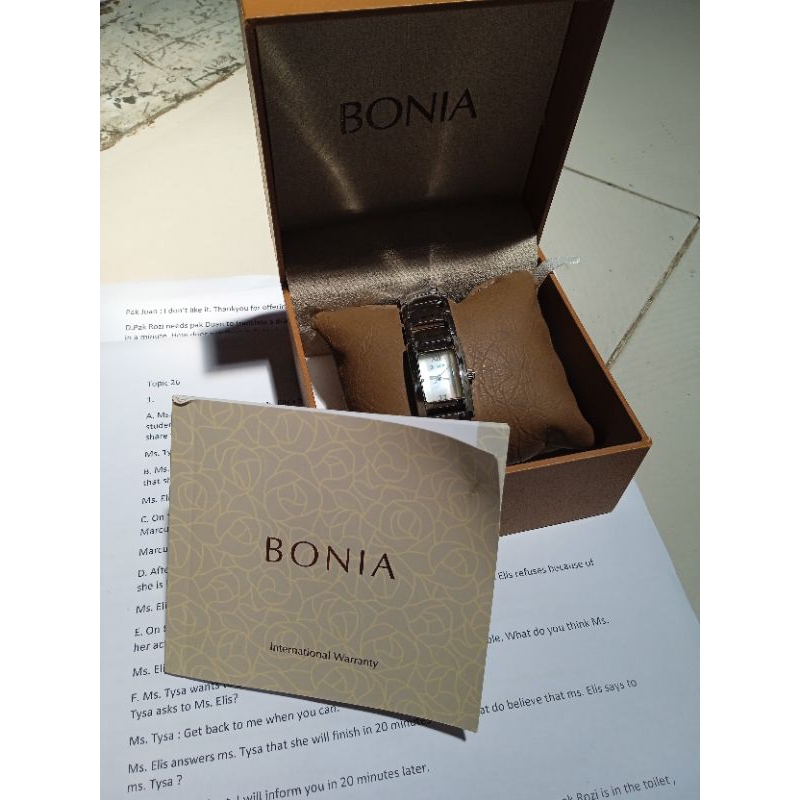 Jual jam tangan bonia lengkap | Shopee Indonesia