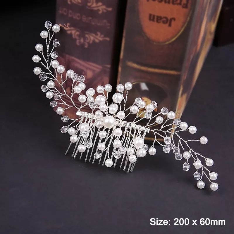 Jual SIRKAM RAMBUT HIASAN SANGGUL KRISTAL TIARA SR02 | Shopee Indonesia