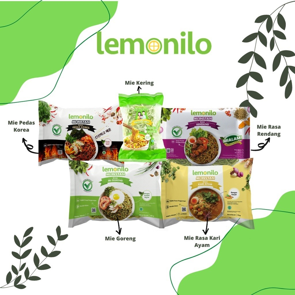 Jual Lemonilo Mie Instant Organik dan Sehat - Mie Goreng / Kuah ...