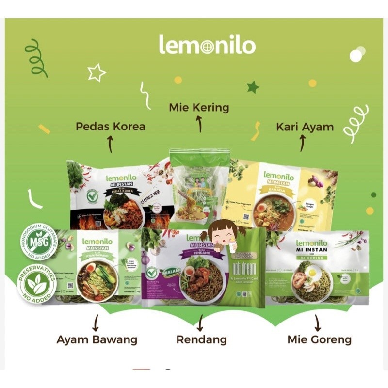 Jual Mie Lemonilo Mie Instant Sehat dengan bahan Organik - Goreng ...
