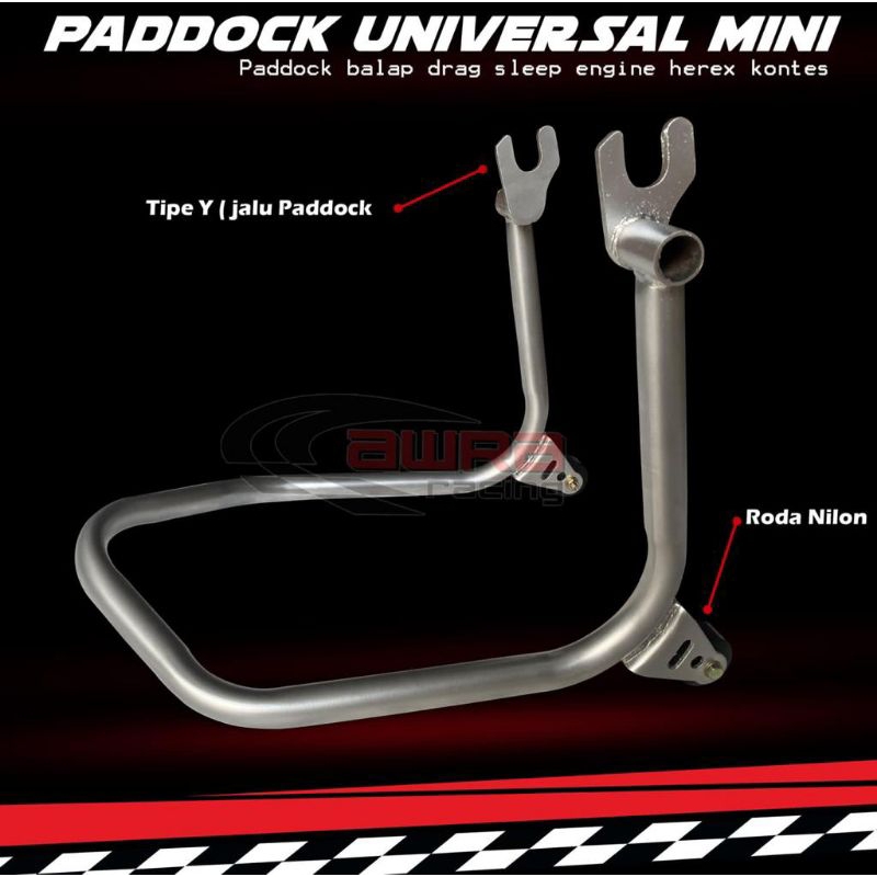 Jual Standar Paddock Pedok Motor Mini Universal Drag Balap Ninja RR SS ...