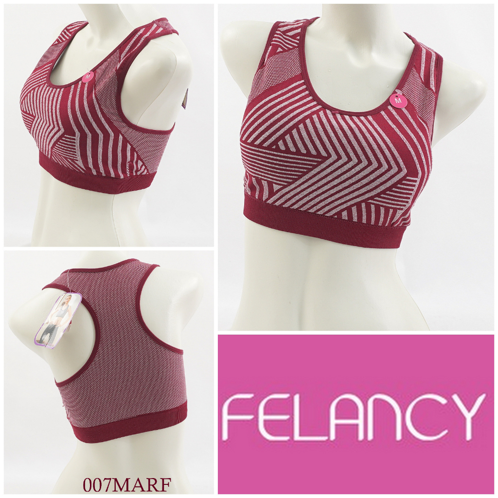Jual Bra Wanita Tanpa Kawat Busa Tipis FELANCY Model Sport Full Cup Pakaian Dalam Underwear ...