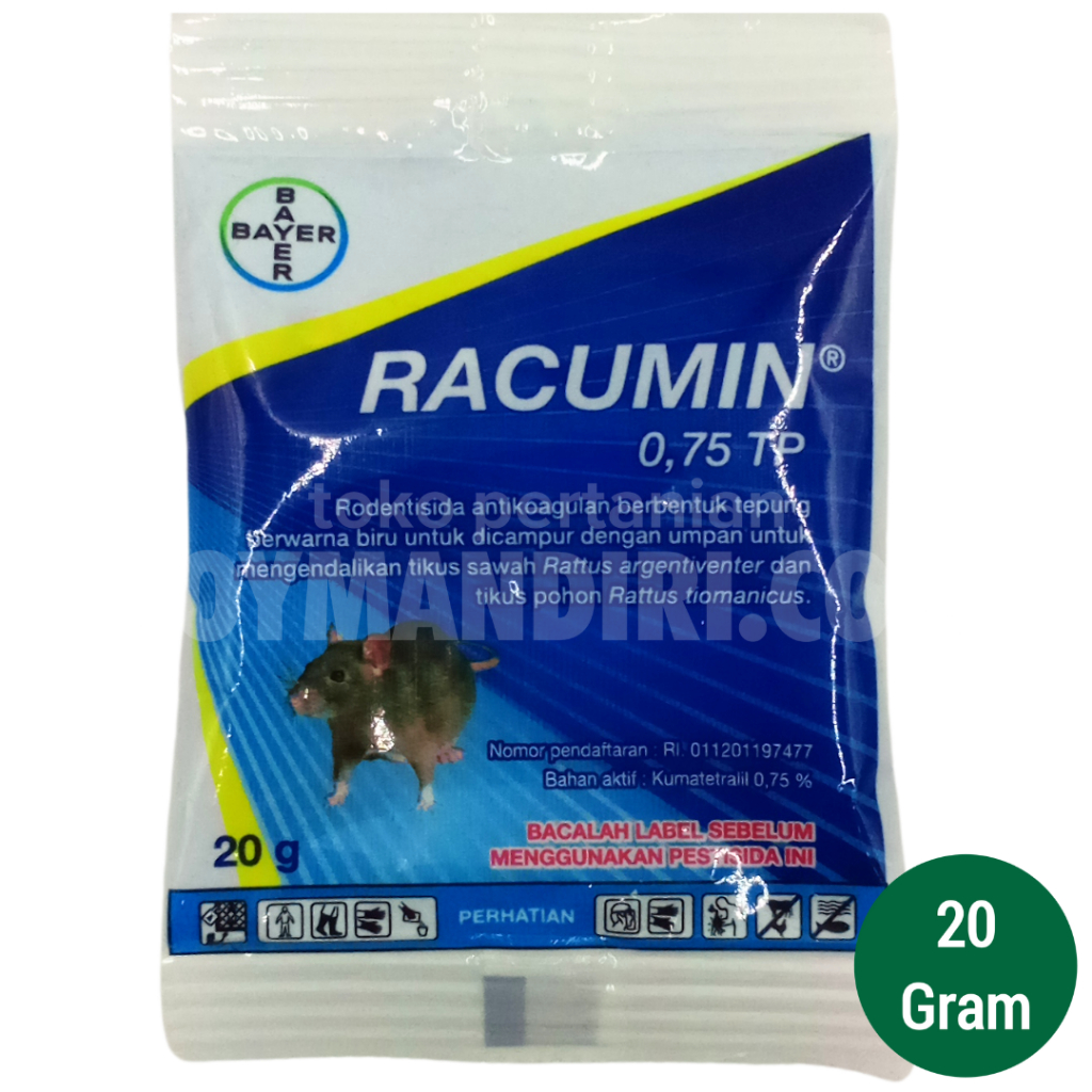 Jual Rodentisida Racumin 0,75 TP @20 gram | Shopee Indonesia